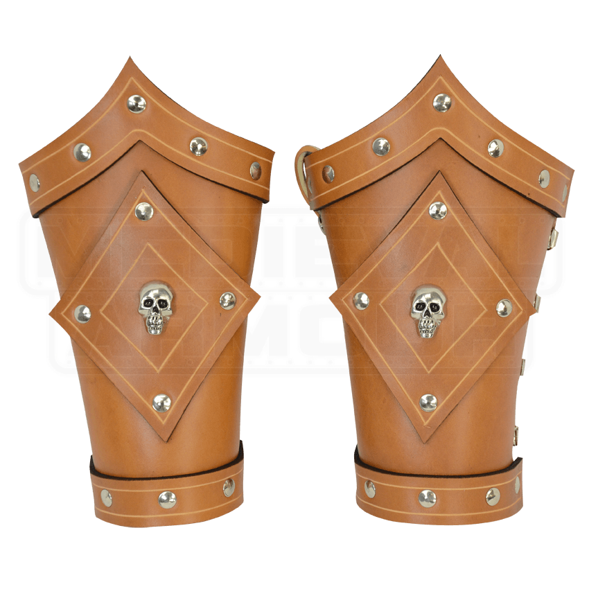 Dead Man's Arm Bracers - DK6025 by Medieval Armour, Leather Armour ...