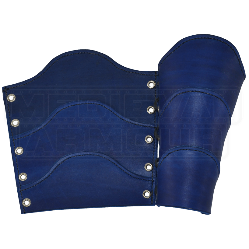 Classic Warrior Leather Arm Bracers - DK6033 by Medieval Armour ...