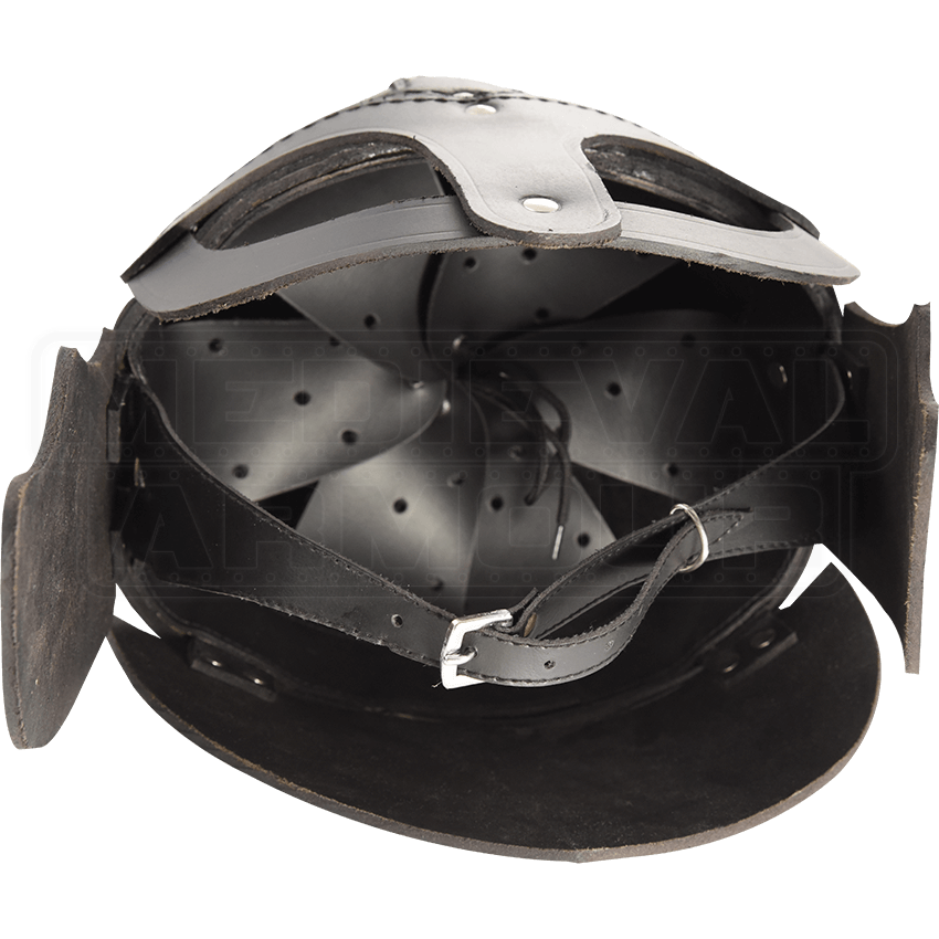 Leather Viking Helmet Hw 700203 By Medieval Armour Leather Armour