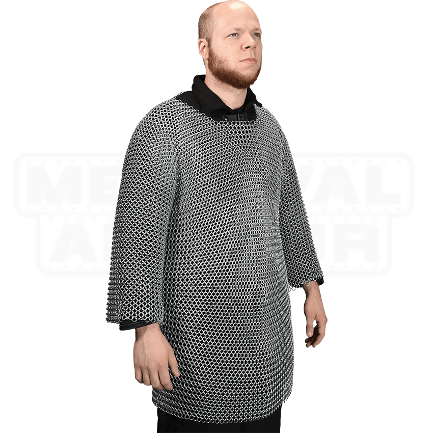 Butted Chainmail Haubergeon - HW-700589 by Medieval Armour, Leather ...