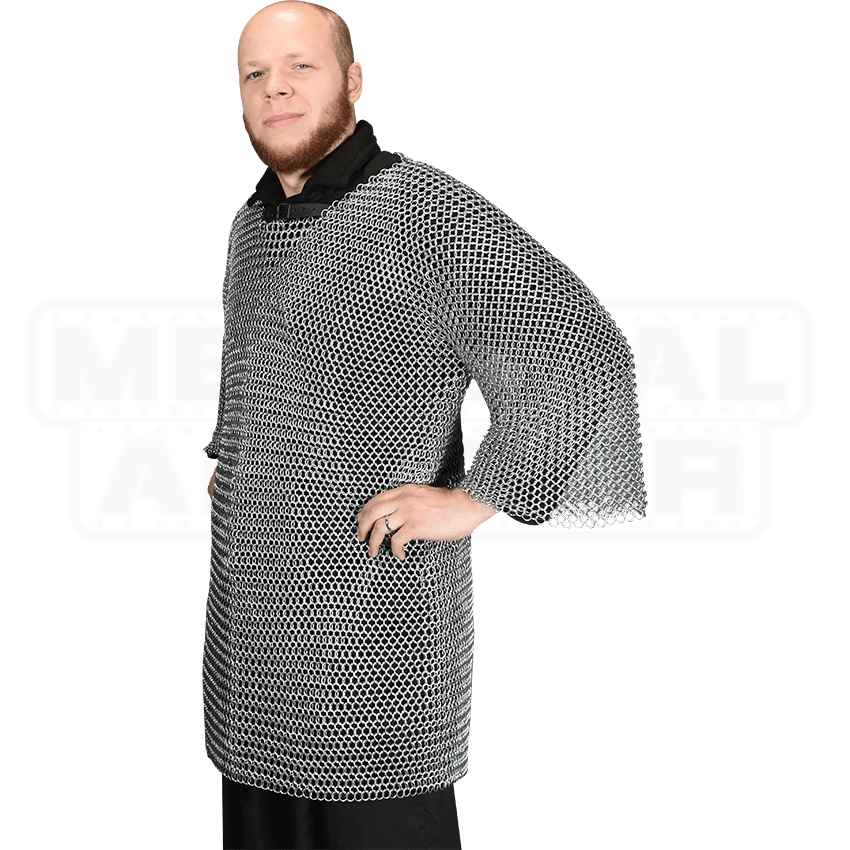 Butted Chainmail Haubergeon - HW-700589 by Medieval Armour, Leather ...