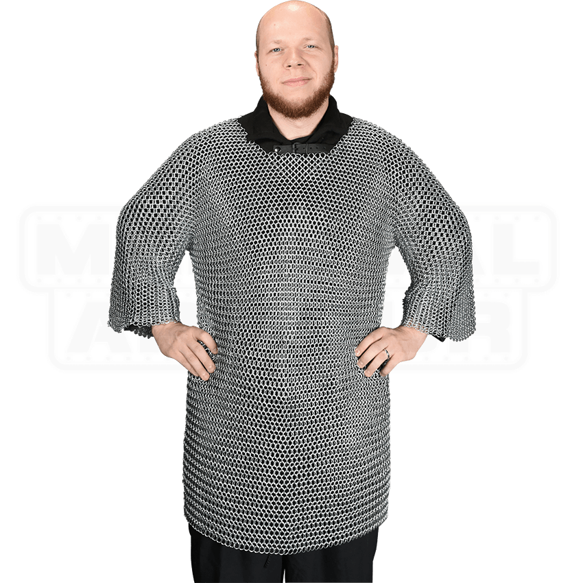 Butted Chainmail Haubergeon - HW-700589 by Medieval Armour, Leather ...