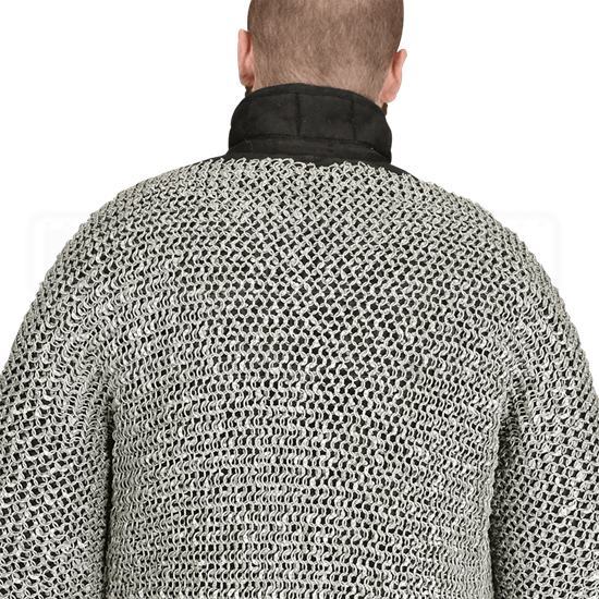 Flat Ring Wedge Riveted Chainmail Hauberk - HW-700596 by Medieval ...
