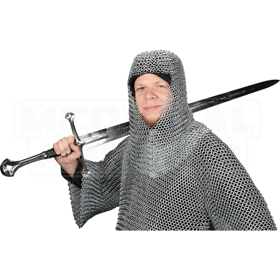 Butted Chainmail Coif - HW-700601-L by Medieval Armour, Leather Armour ...