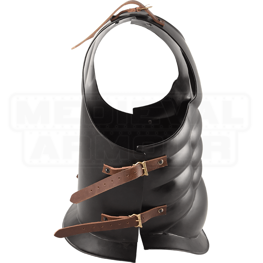 Black Steel Muscle Cuirass - HW-700706 by Medieval Armour, Leather ...