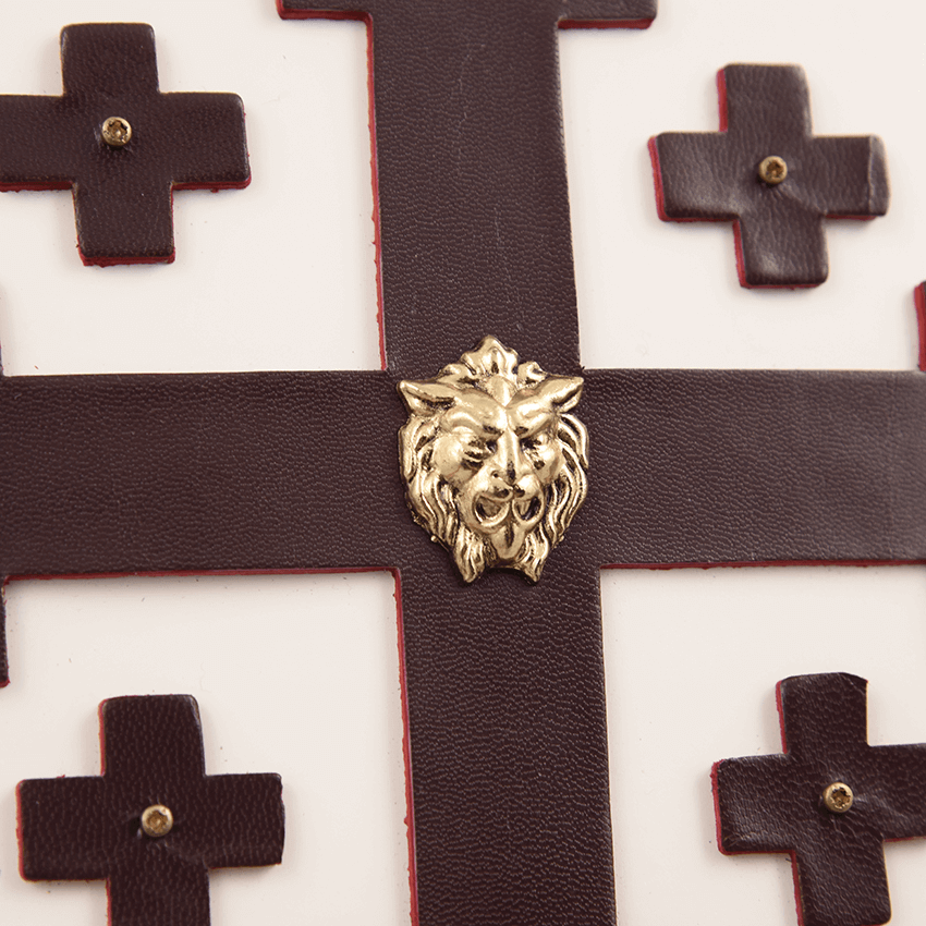 Jerusalem Wooden Shield - AG875 by Medieval Armour, Leather Armour ...