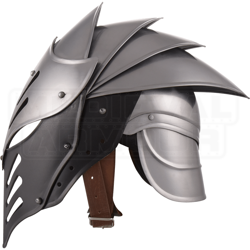 Black Ice Helmet - MCI-2654 by Medieval Armour, Leather Armour, Steel ...