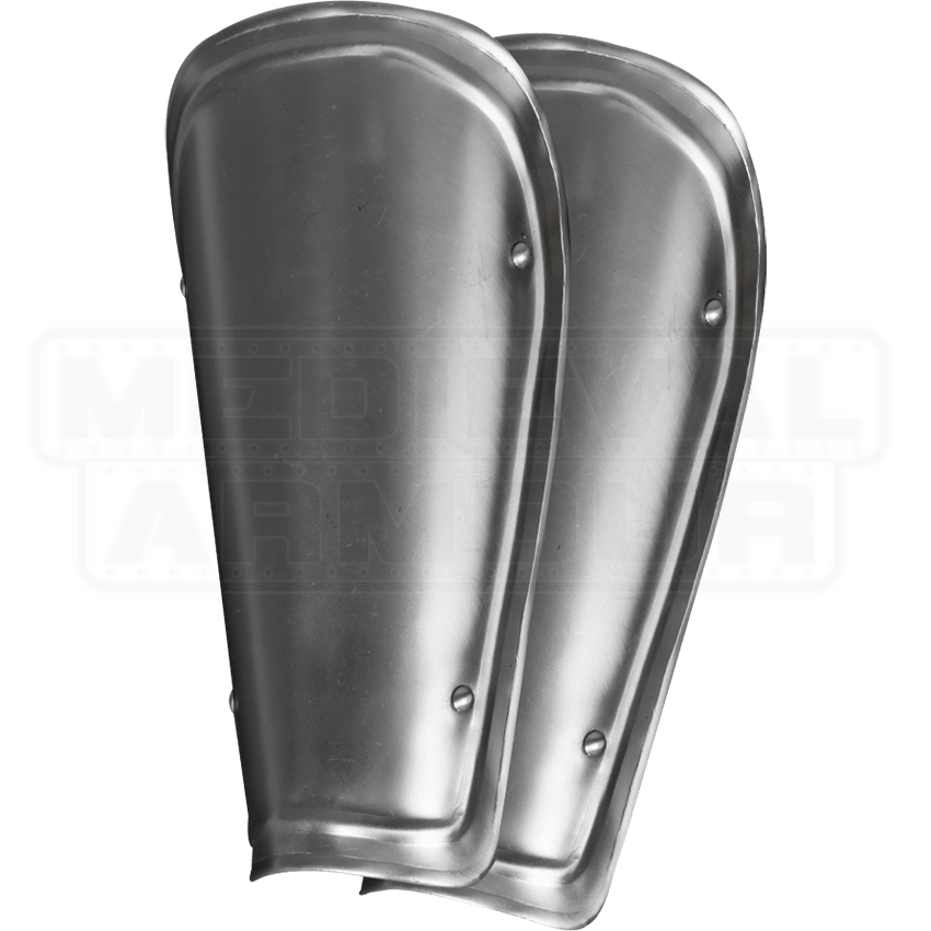 Steel Adam Greaves - MY100017 by Medieval Armour, Leather Armour, Steel ...