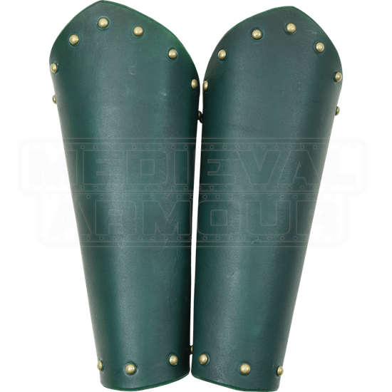 Studded Leather Arm Bracers - DK4109 by Medieval Armour, Leather Armour ...