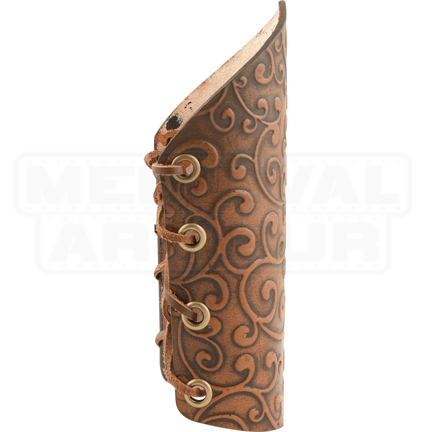 Elven Swirl Arm Bracers - DK6092 by Medieval Armour, Leather Armour ...
