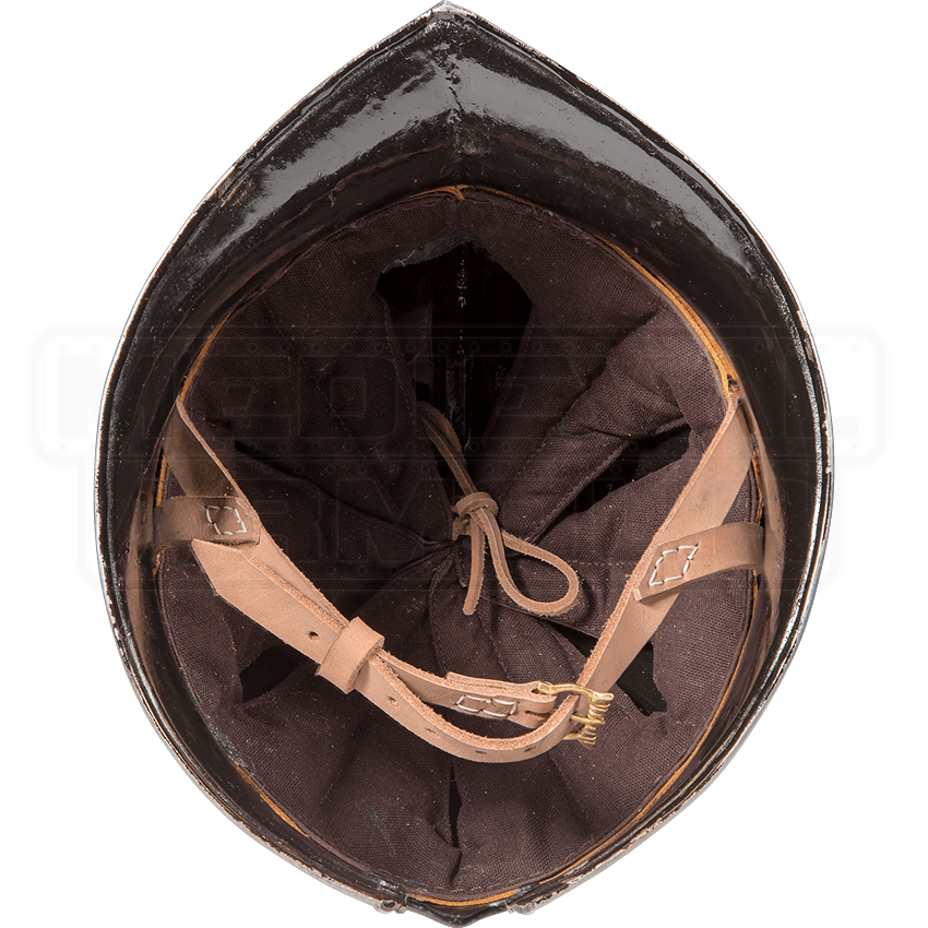 Medieval Barbute Combat Helmet - HW-700006 by Medieval Armour, Leather ...