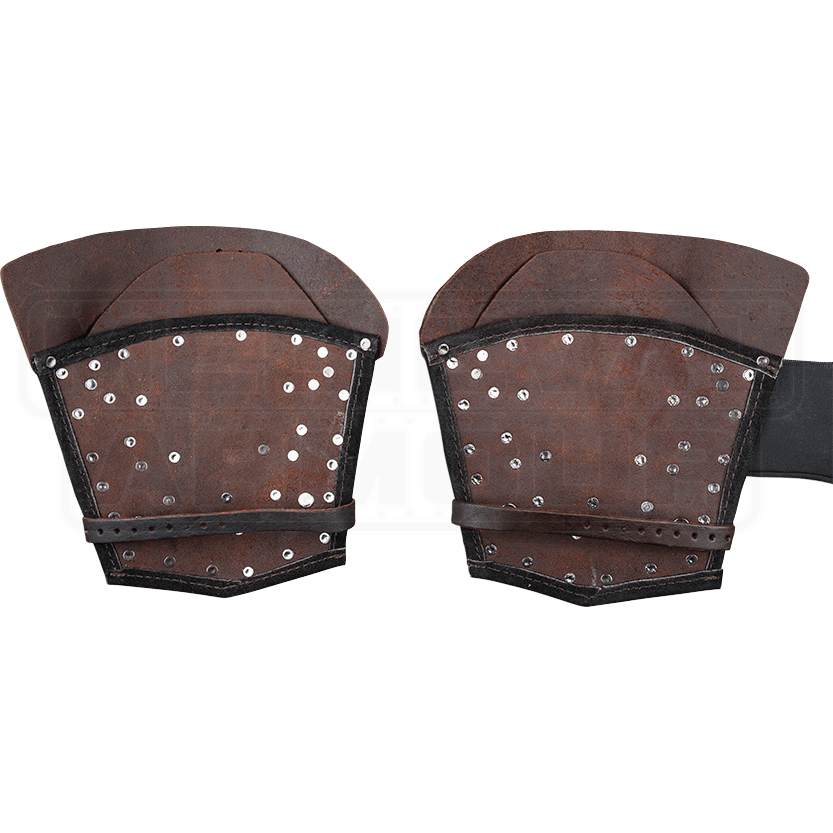 Quintus Leather Pauldrons - Premium Version - MY100798 by Medieval ...