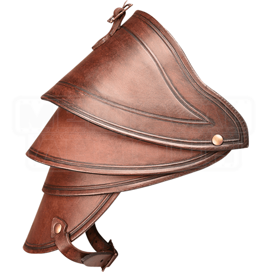 Crisso Single Pauldron - MY100859 by Medieval Armour, Leather Armour ...