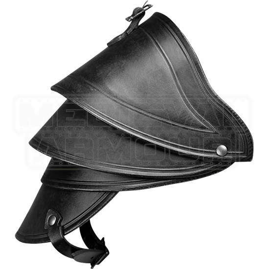 Crisso Single Pauldron - MY100859 by Medieval Armour, Leather Armour ...