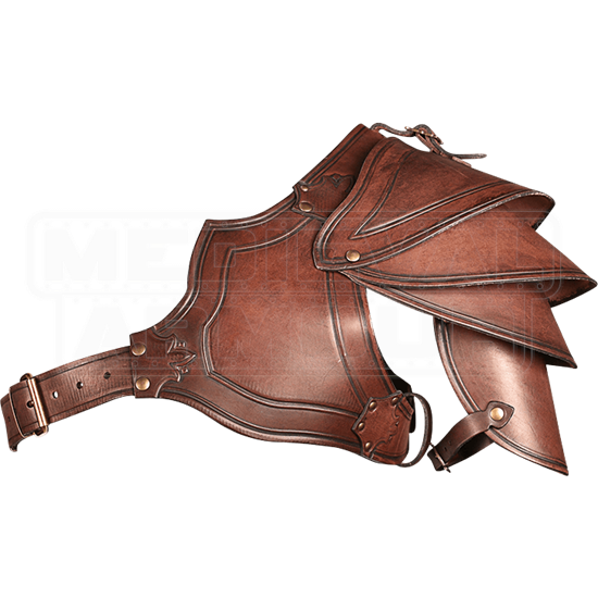 Crisso Single Pauldron - MY100859 by Medieval Armour, Leather Armour ...
