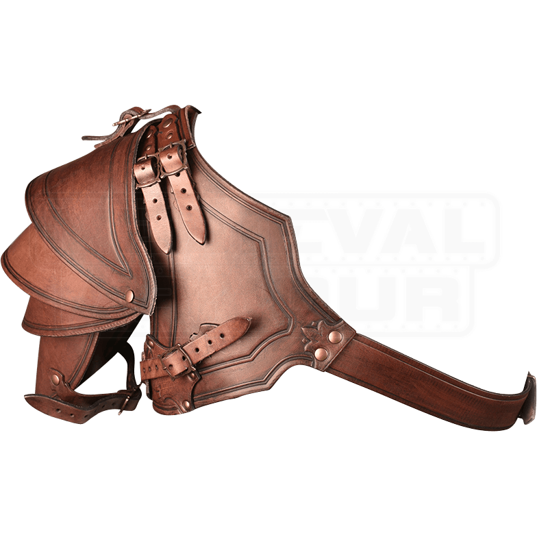 Crisso Single Pauldron - MY100859 by Medieval Armour, Leather Armour ...