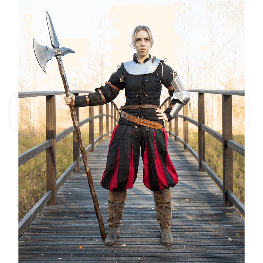 Soldiers Gorget - Polished Steel - MCI-3522 by Medieval Armour, Leather ...