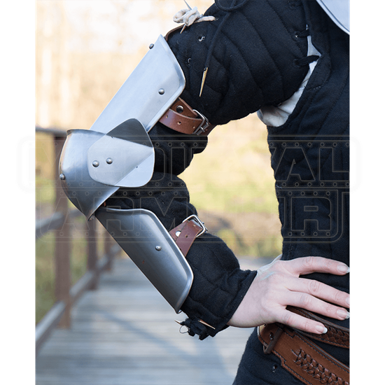 Soldiers Arm Protection - Polished Steel - MCI-3523 by Medieval Armour ...