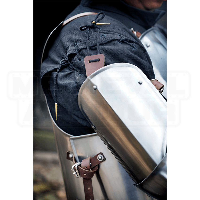Soldiers Arm Protection - Polished Steel - MCI-3523 by Medieval Armour ...