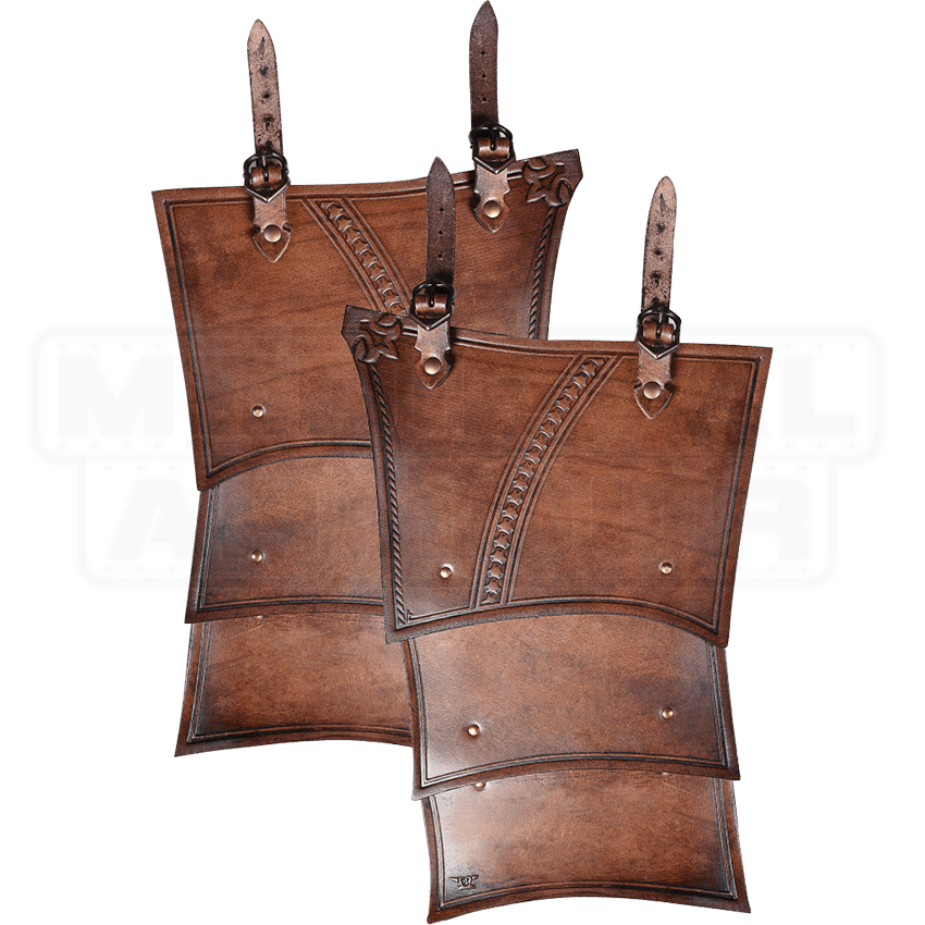 Antonius Leather Tassets - MY100855 by Medieval Armour, Leather Armour ...