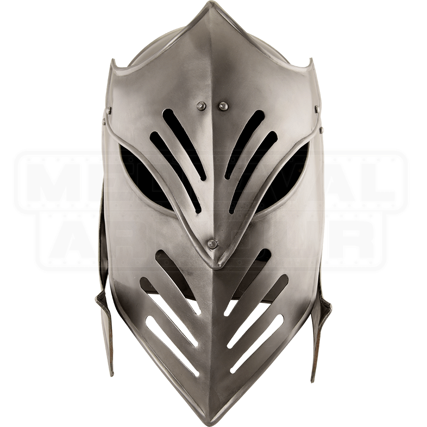 Reginald Steel Helmet - MY100232 by Medieval Armour, Leather Armour ...