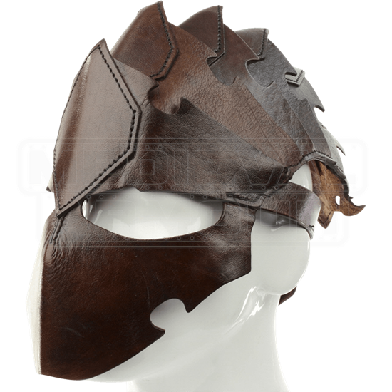 Assassins Leather Helmet - MCI-2730 by Medieval Armour, Leather Armour ...