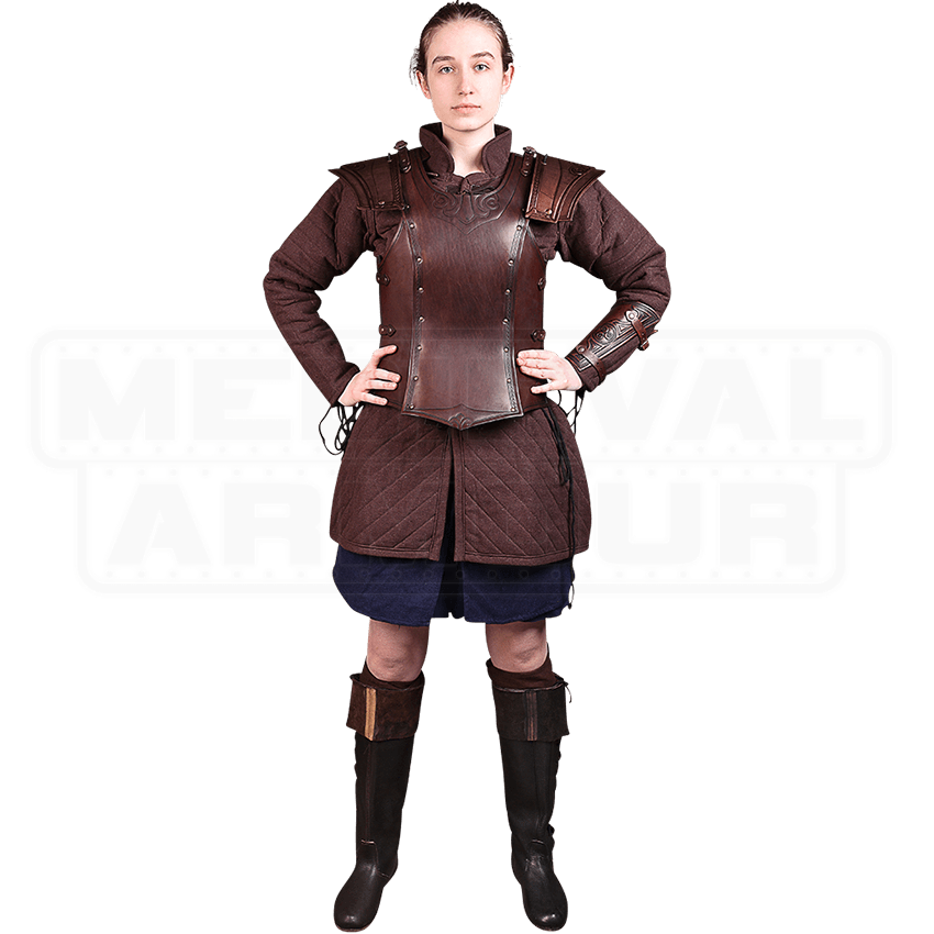 Artemis Embossed Leather Cuirass for Ladies - MY100419 by Medieval ...