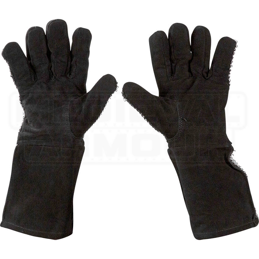Butted Chainmail Gauntlets - HW-700276 by Medieval Armour, Leather ...