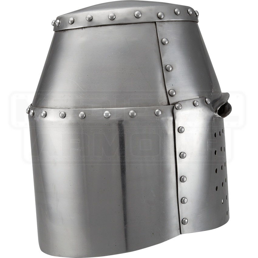 14th Century Great Helmet - Polished - HW-700417 by Medieval Armour ...