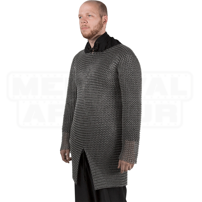 High Tensile Butted Hauberk - HW-700997 by Medieval Armour, Leather ...