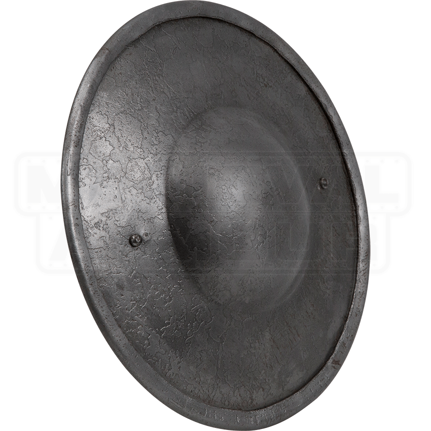 Natural Finish Steel Buckler - Small - HW-701110 by Medieval Armour ...