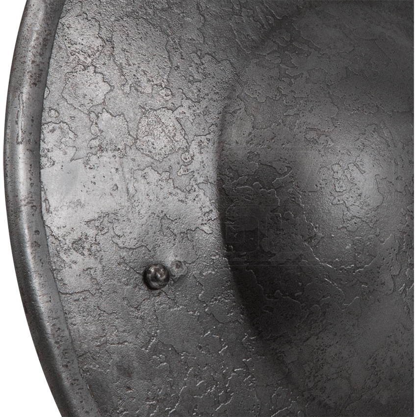 Natural Finish Steel Buckler - Small - HW-701110 by Medieval Armour ...