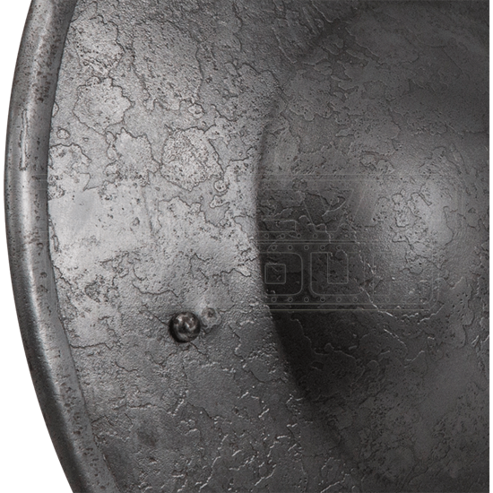 Natural Finish Steel Buckler - Small - HW-701110 by Medieval Armour ...