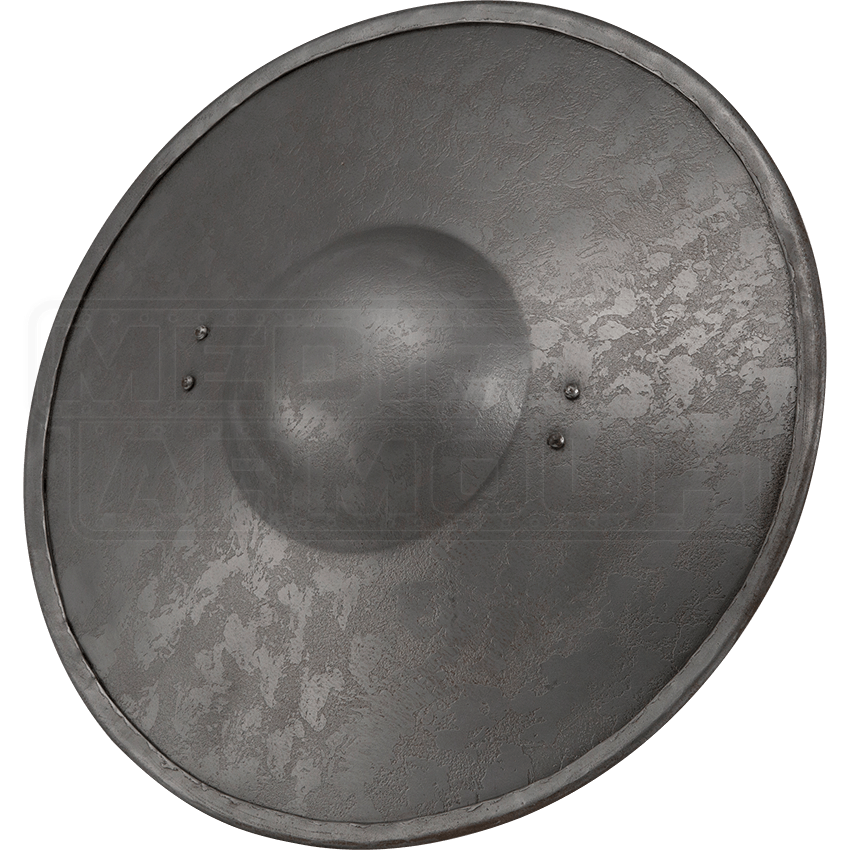 Natural Finish Steel Buckler - Large - HW-701112 by Medieval Armour ...