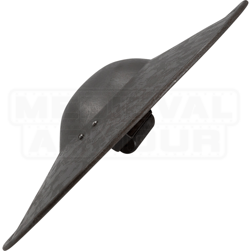 Natural Finish Steel Buckler - Large - HW-701112 by Medieval Armour ...
