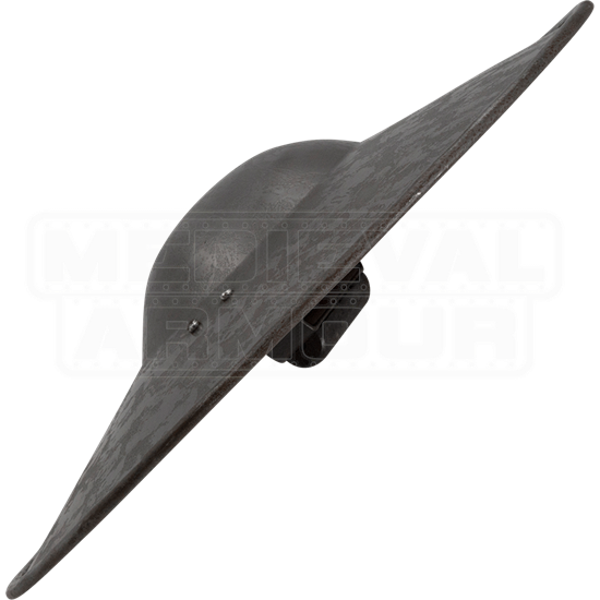 Natural Finish Steel Buckler - Large - HW-701112 by Medieval Armour ...