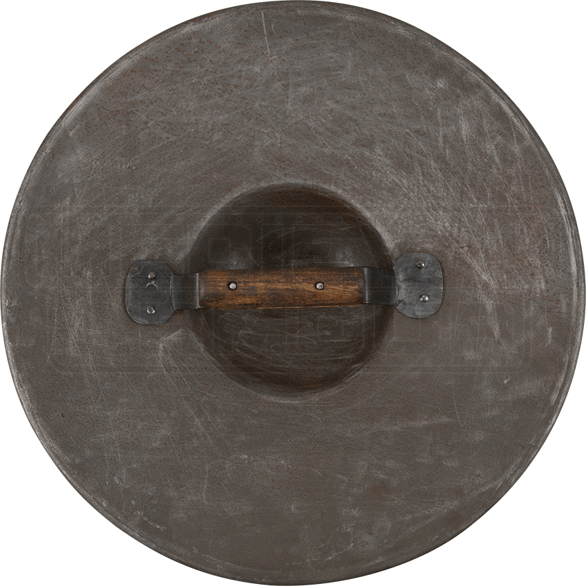 Natural Finish Steel Buckler - Large - HW-701112 by Medieval Armour ...