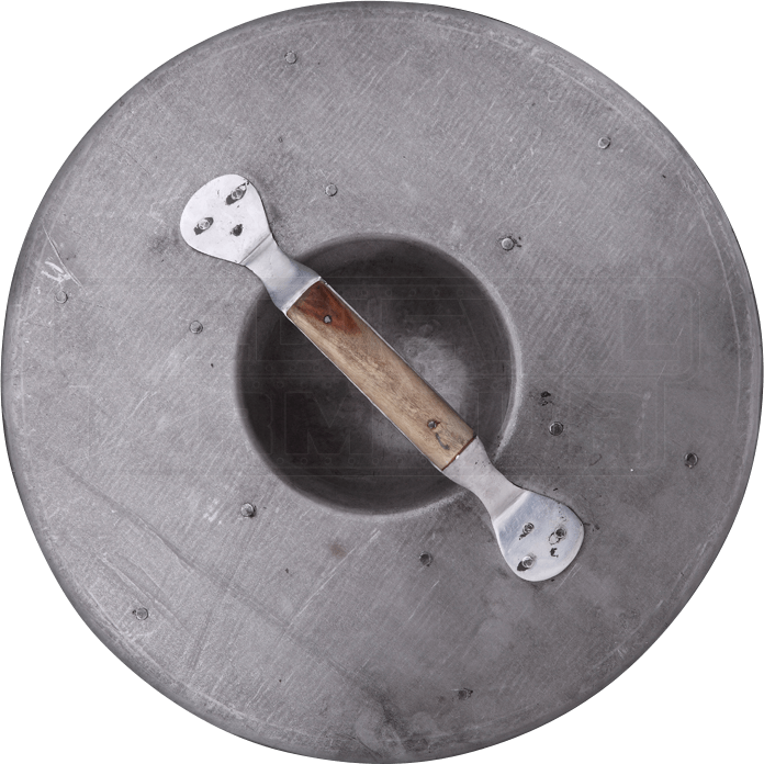 Large Fleur Shield Buckler - MH-A1265-A by Medieval Armour, Leather ...