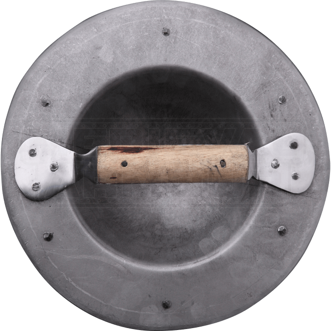 Small Fleur Shield Buckler - MH-A1265-B by Medieval Armour, Leather ...