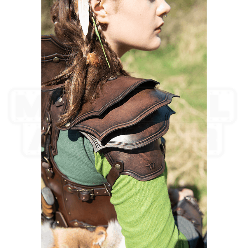 Kendra Spaulders - MY100864 by Medieval Armour, Leather Armour, Steel ...