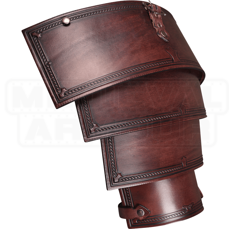 Leather Lorica Spaulders - MY100995 by Medieval Armour, Leather Armour ...