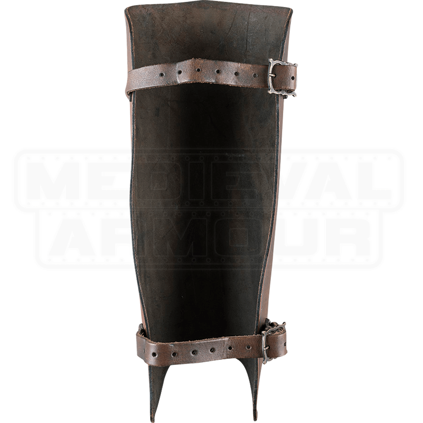 Octavius Leather Greaves - MY100997 by Medieval Armour, Leather Armour ...