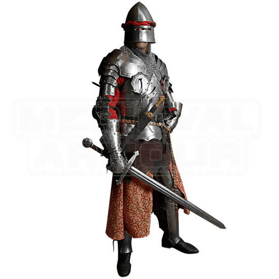 Richard Darkened Chainmail Skirt - MY100236 by Medieval Armour, Leather ...