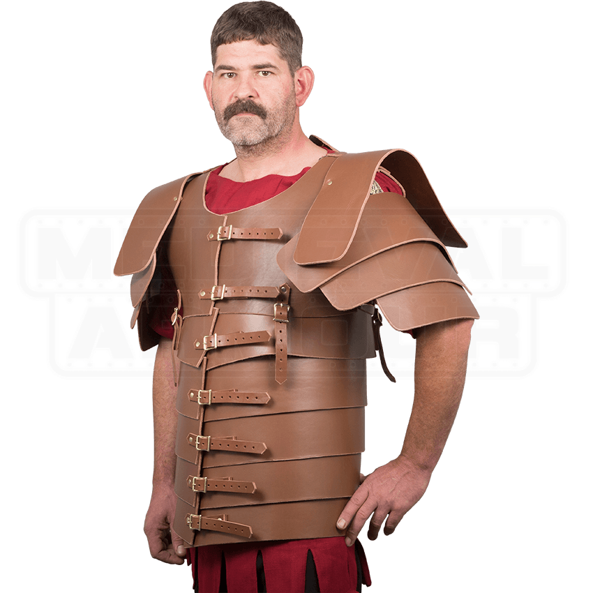 Leather Lorica Segmentata - 7/8 oz. - DK5004 by Medieval Armour ...