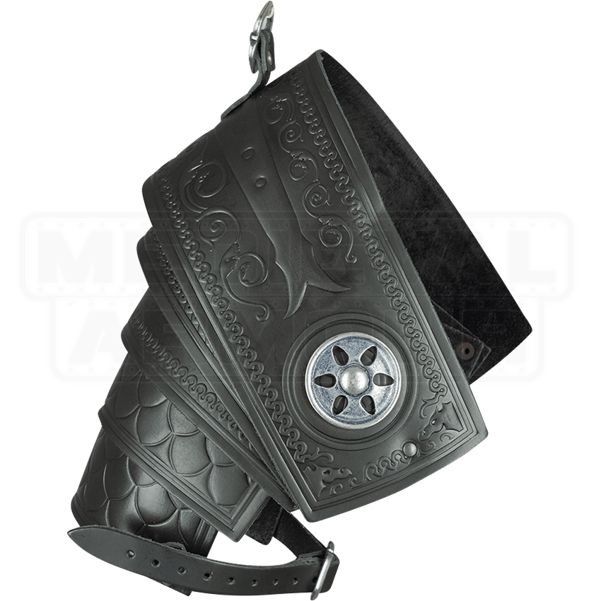 Gawain Spaulders - MY101021 by Medieval Armour, Leather Armour, Steel ...