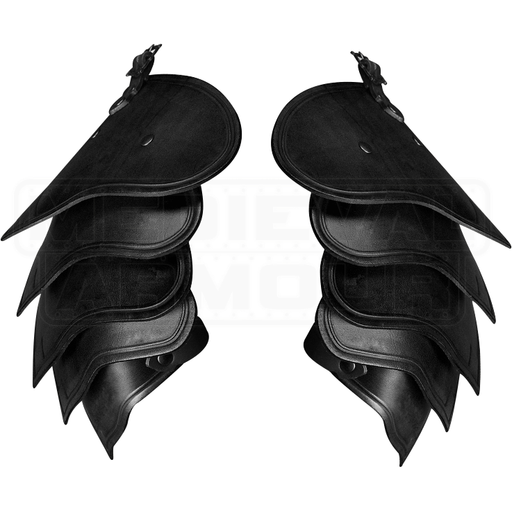 Alistair Leather Spaulders - MY101039 by Medieval Armour, Leather ...