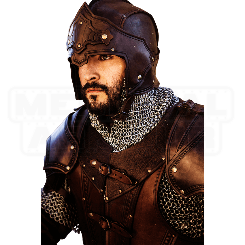 Antonius Helmet - MY101117 by Medieval Armour, Leather Armour, Steel ...