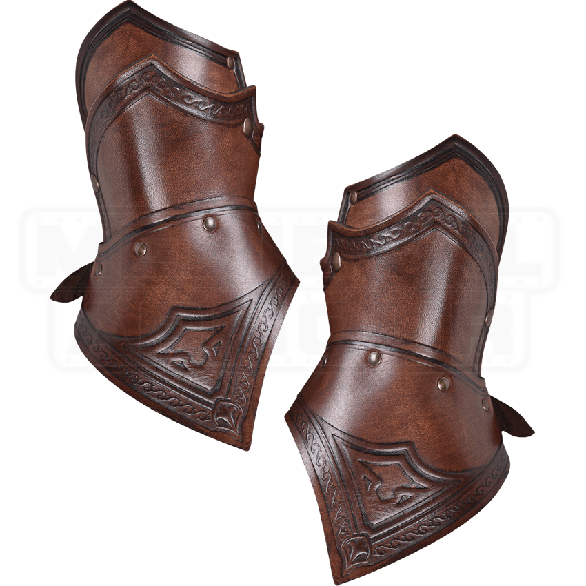 Leather Sulla Gauntlets - MY101136 by Medieval Armour, Leather Armour ...