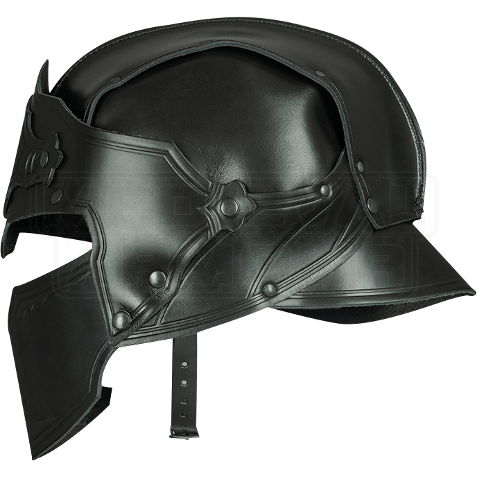 Deluxe Antonius Helmet - MY101270 by Medieval Armour, Leather Armour ...