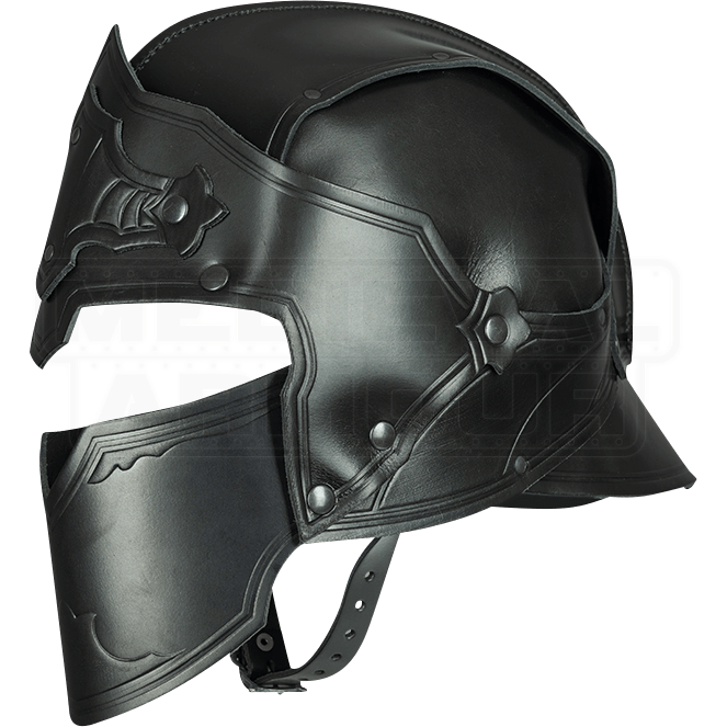 Deluxe Antonius Helmet - MY101270 by Medieval Armour, Leather Armour ...
